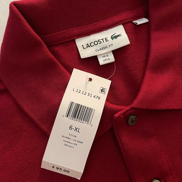 Lacoste | Shirts | Mens Regular Fit Pima Cotton Polo | Poshmark